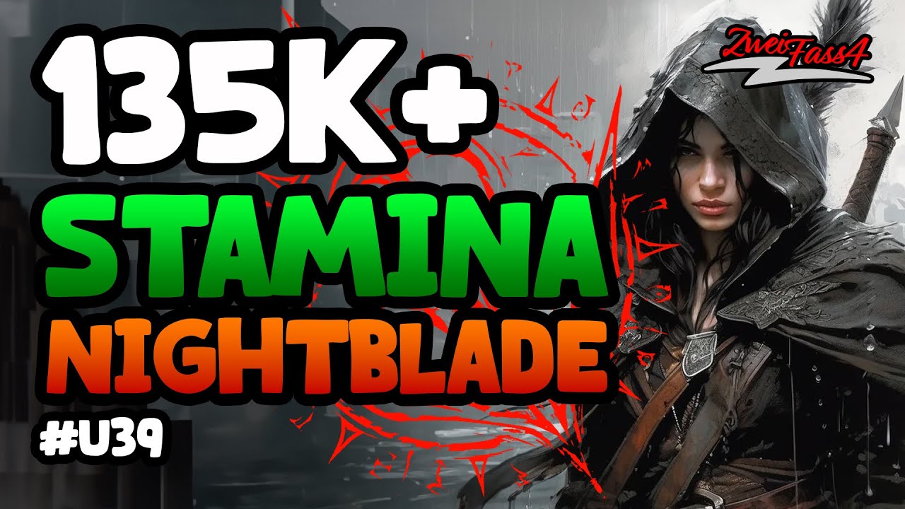 Stamina Nightblade | 135k+ DPS PvE Build | ESO - U39 - YouTube