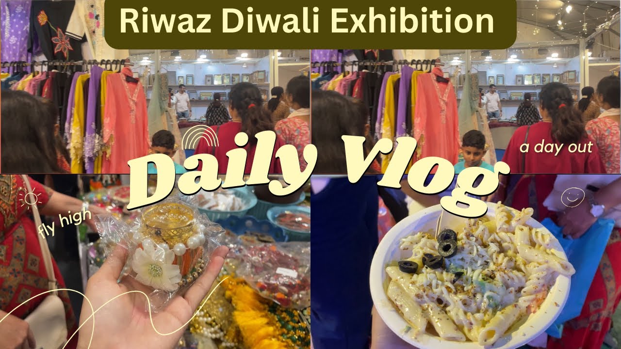 Mini Vlog | Riwaz Exhibition Gwalior | Shopping 🛍️ Time | DIVYA DHINGRA ...