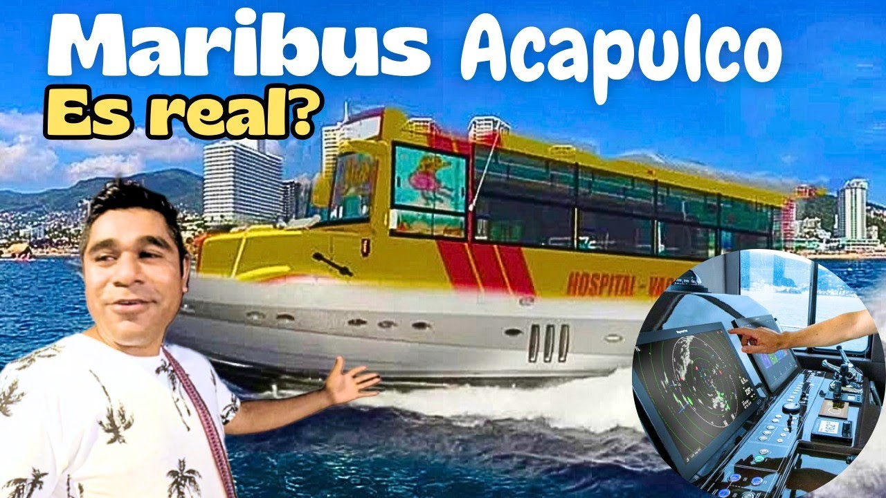 MARIBUS transporte MARITIMO ¿PUBLICO o TURISTICO? - YouTube