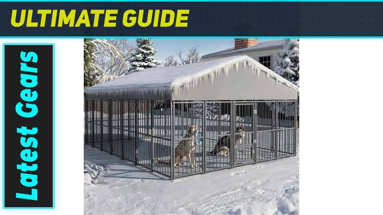 Wallowsun 10x14FT Dog Kennel: The ULTIMATE Outdoor Fortress! - YouTube