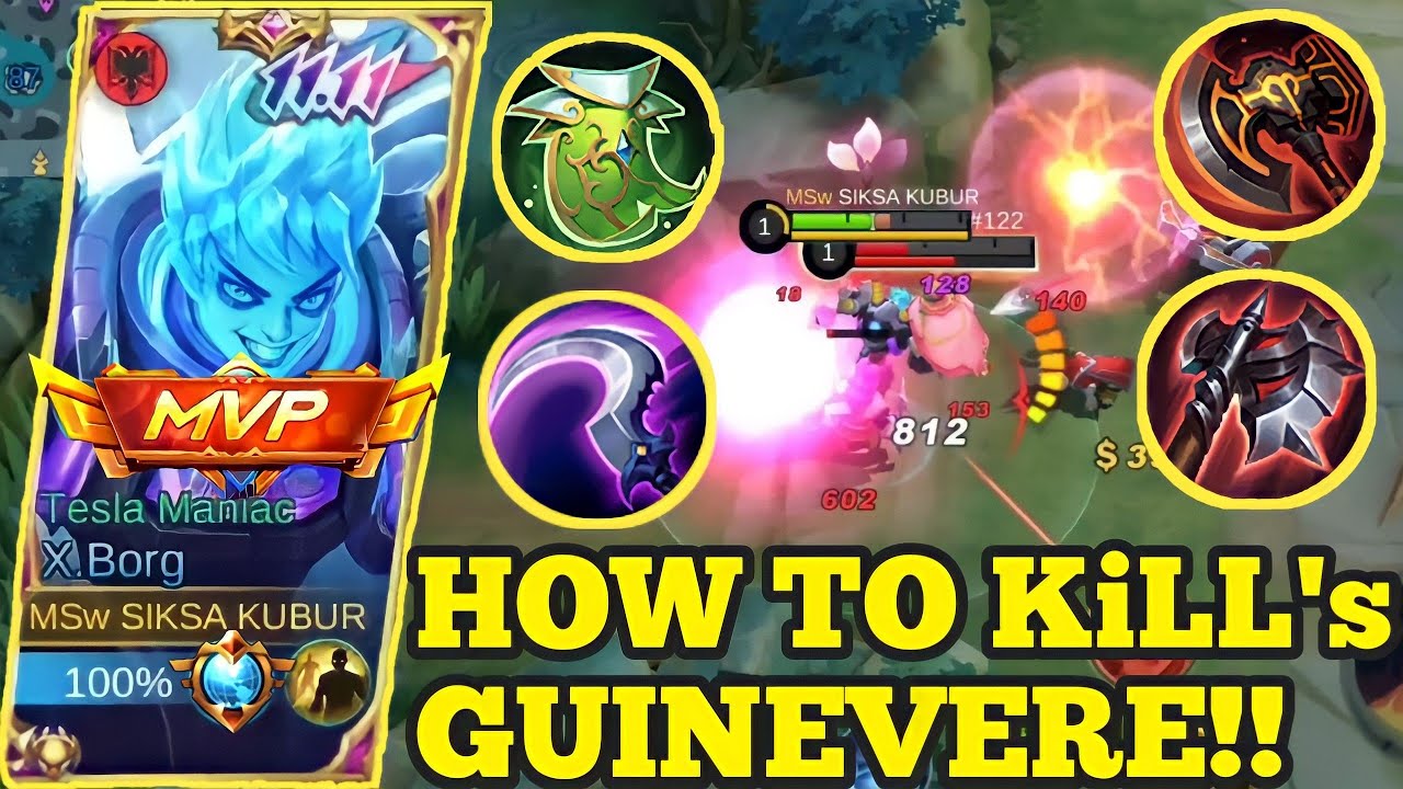 X-BORG KiLL's GUINEVERE‼️| BEST BUILD X-BORG 2023 | BUILD X-BORG ...