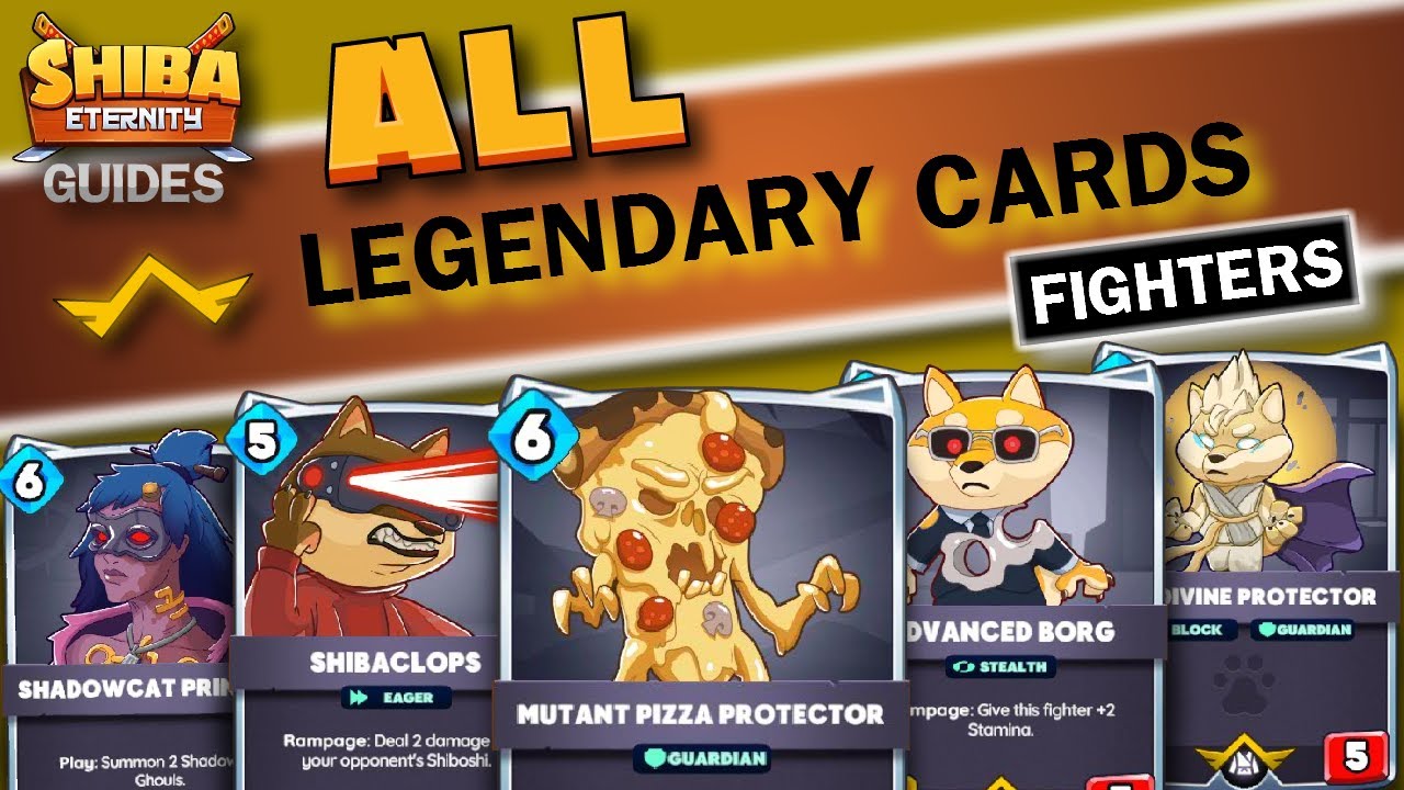 Shiba Eternity LEGENDARY FIGHTERS All Cards slideshow HD - YouTube