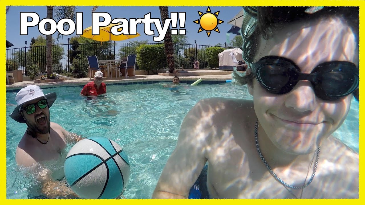 Fun Family Pool Party Weekend!!! - YouTube