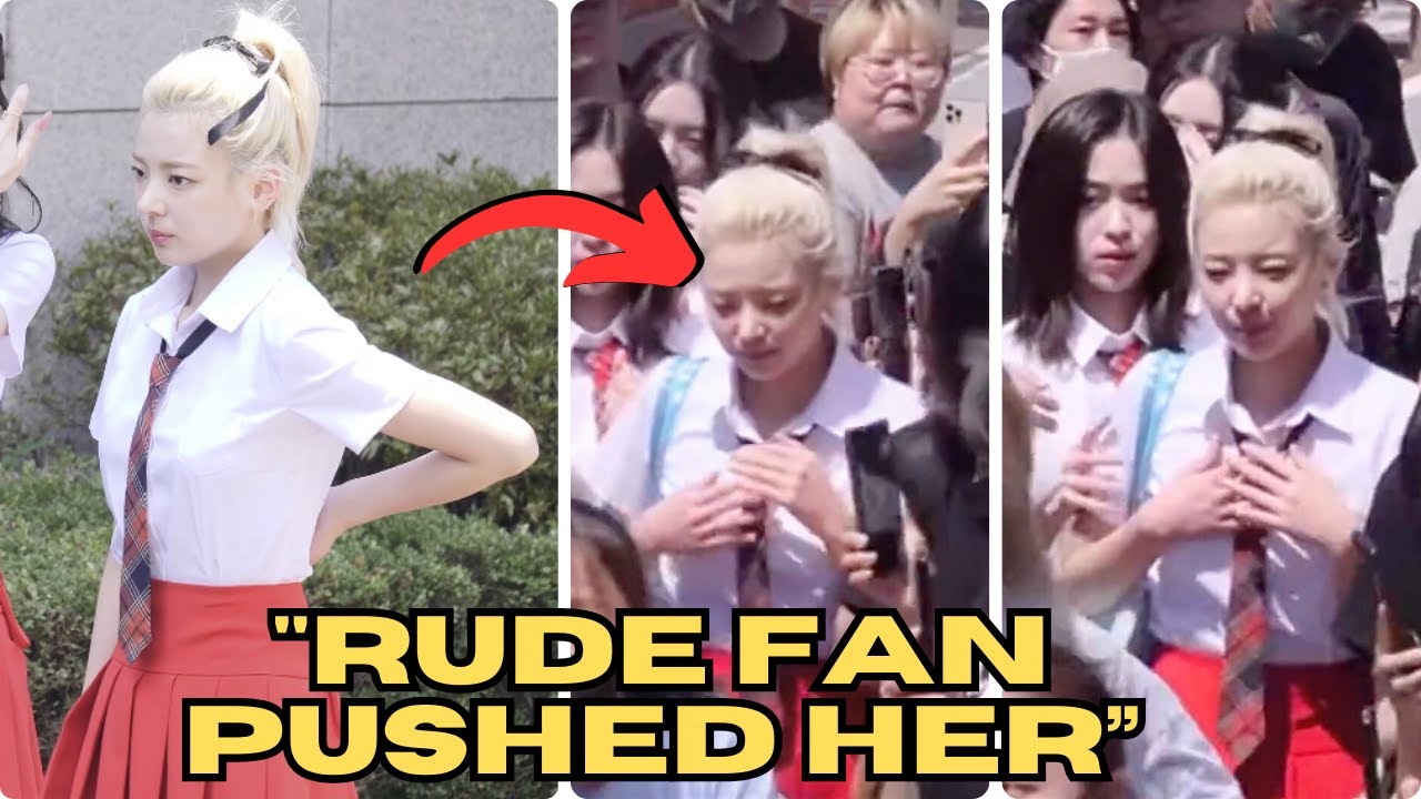 ITZY’s Ryujin is Angry on Rude fan after she roughly pushed Lia aside ...