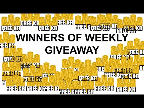 Winners of WEEKLY GIVEAWAY #10 - YouTube