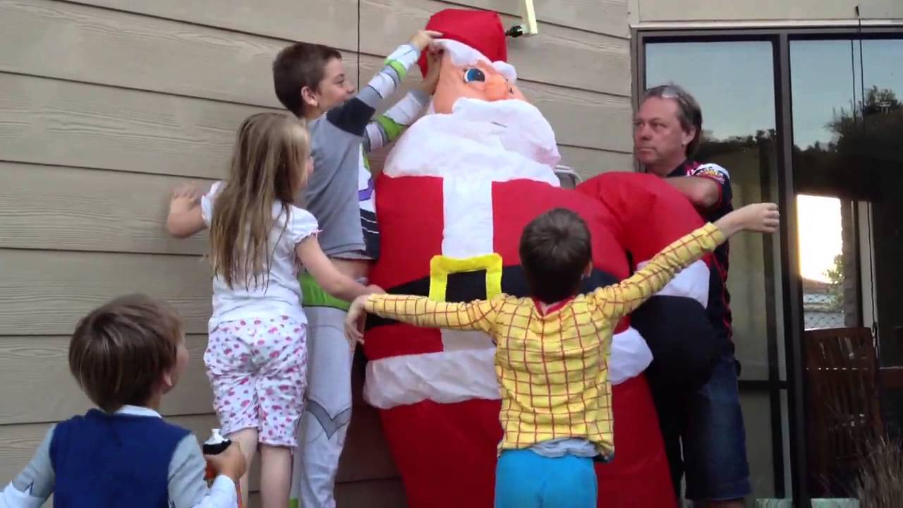Santa Blows Up - YouTube