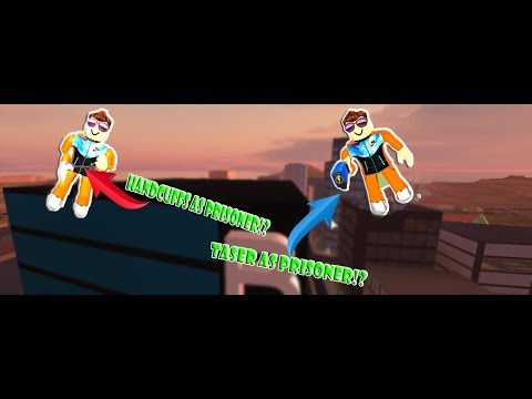 HOW TO GET A TASER AND HANDCUFFS AS A PRISONER!? | ROBLOX Jailbreak ...