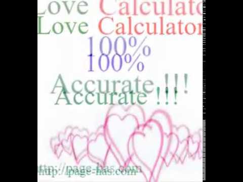 Love Calculator | 100% accurate Love Percentage Calculator - YouTube