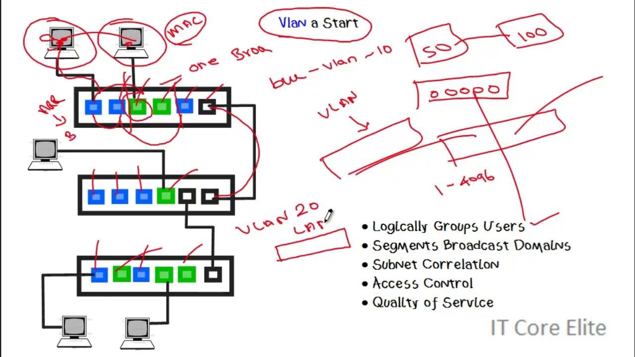 Cisco CCNA Tamil - Introduction to VLANs and Trunks in Tamil - The Tech Nexus World - YouTube