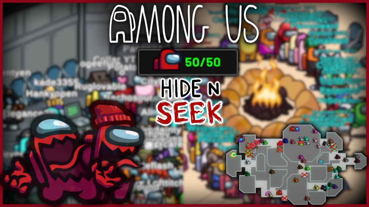 Among Us 50 Players Hide N Seek - YouTube