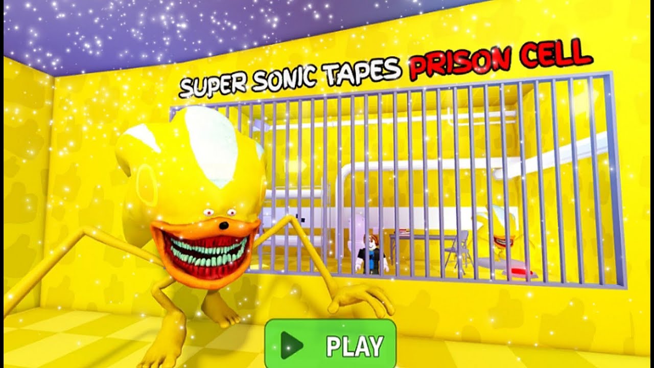 SUPER SONIC TAPES PRISON RUN (OBBY) /Android Gameplay walkthrough # ...