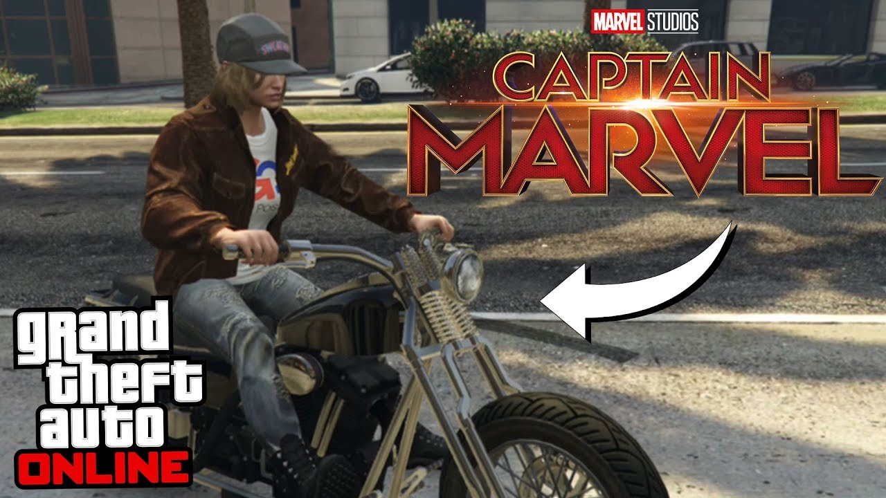 How to Dress Like Captain Marvel in Gta Online - YouTube