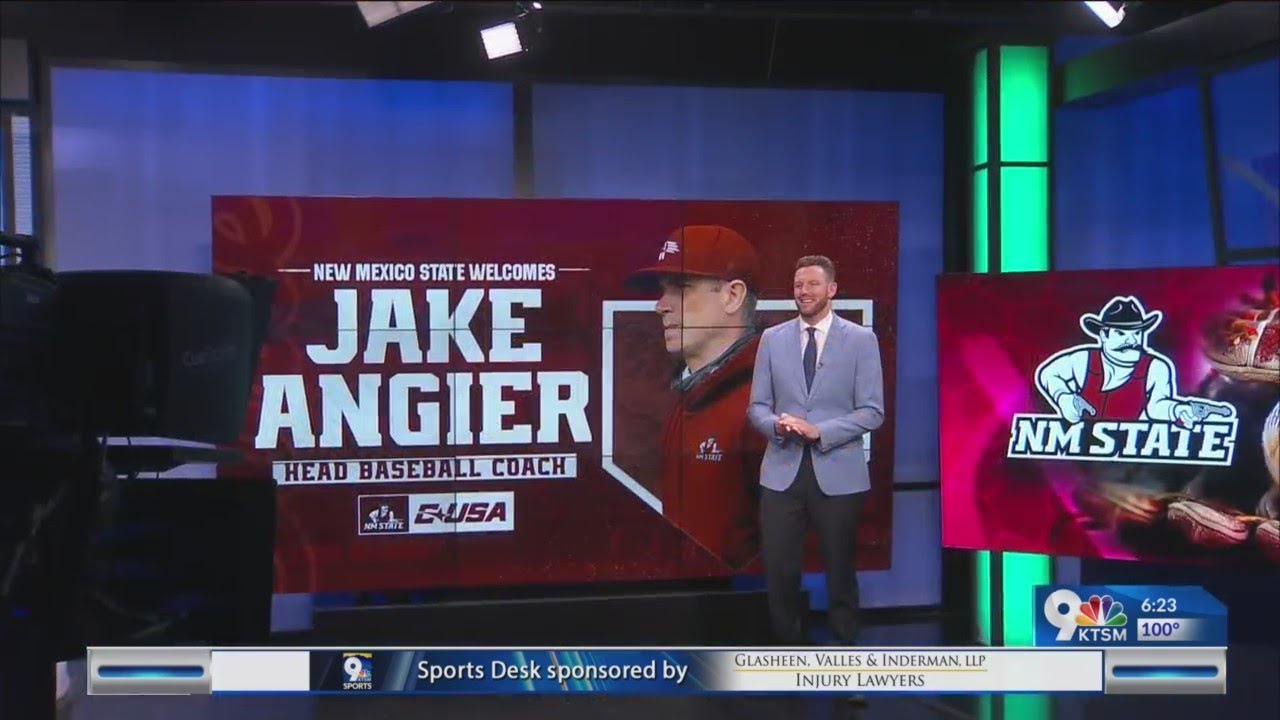 New Mexico State hires Jake Angier as new head baseball coach - YouTube