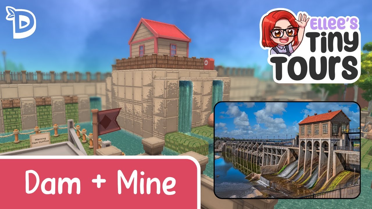 ⛏️🦫Unique Dam Build and Mining Area | A Dinkum Tiny Tour #dinkum # ...