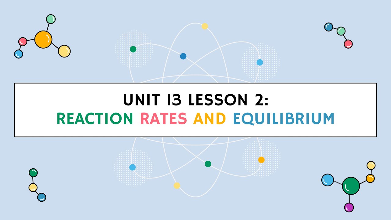 Reaction Rates and Equilibrium Honors - YouTube