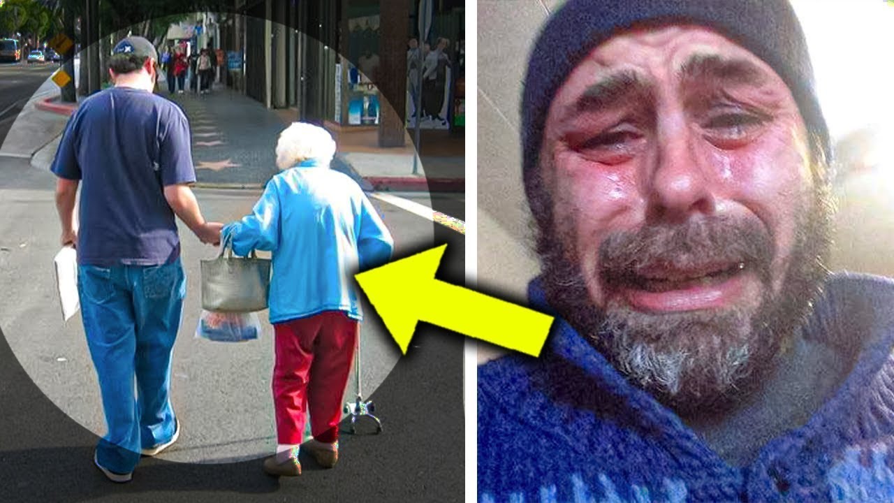 Un Barbone aiuta una Vecchia Signora con la Spesa, Poi Però Si Scopre ...