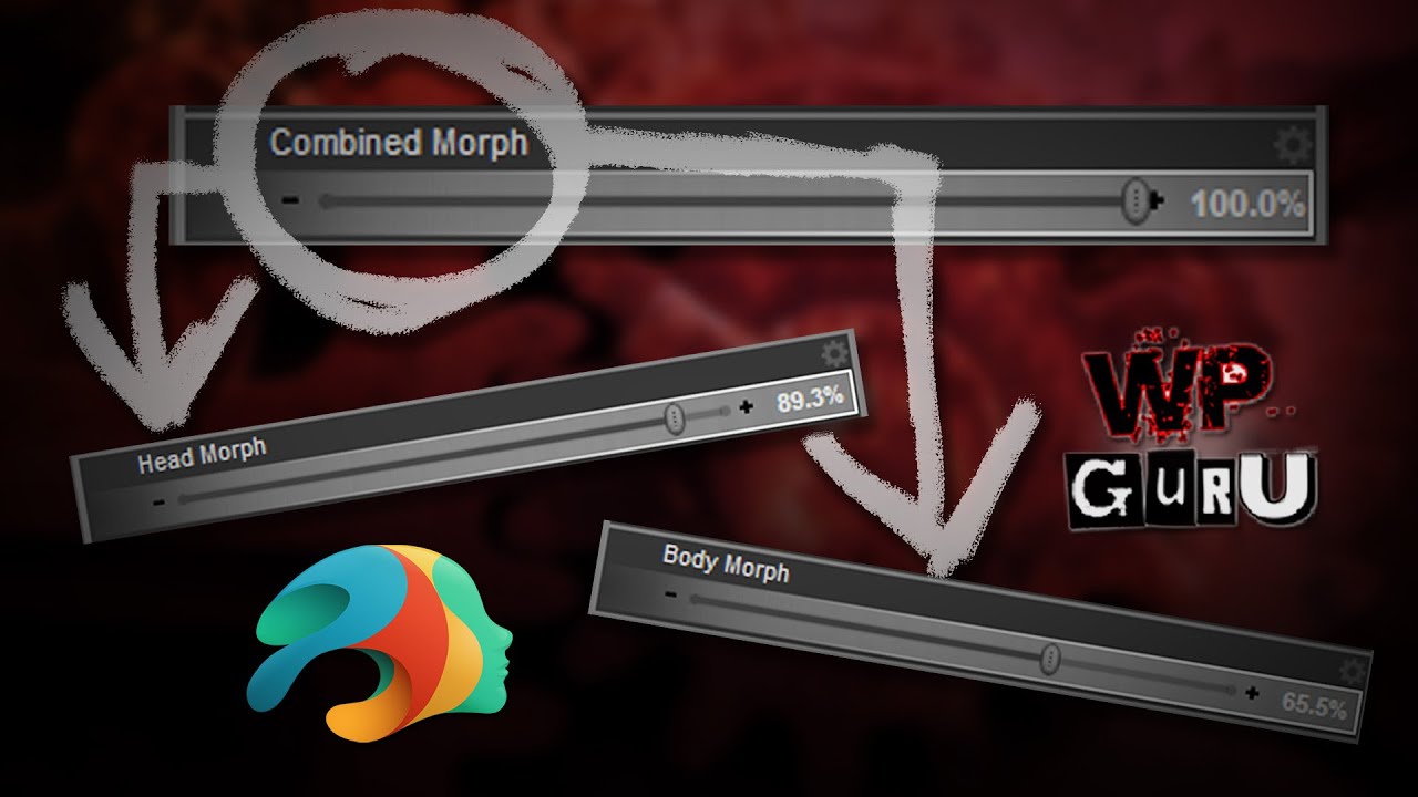 Separating the Head and Body from a Combined Morph in Daz Studio with ...