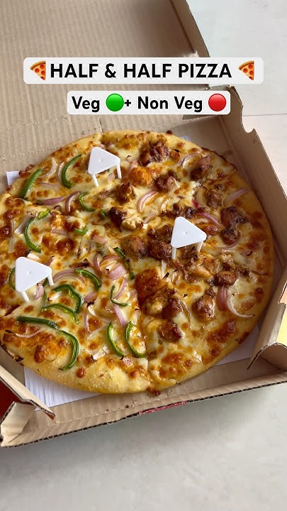 HALF & HALF PIZZA | Farmer's Market || Chicken Smokey Joe #mojopizza - YouTube