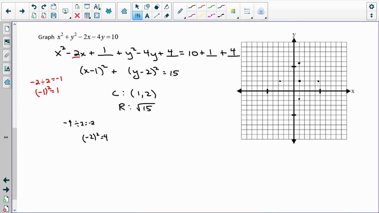 Completing The Square Circle Examples 2 YouTube completing-the-square-circle-examples-2-youtube