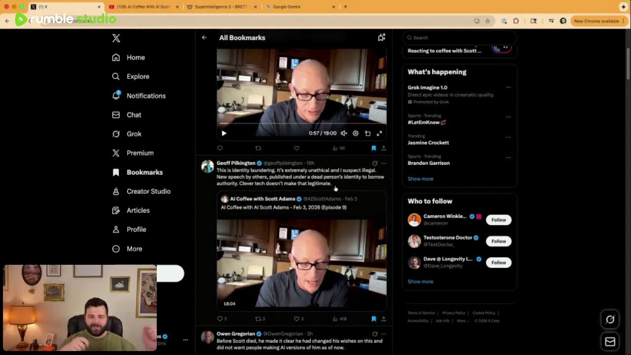 What Would Scott Adams Say? Reacting to coffee with Scott Adams AI ...
