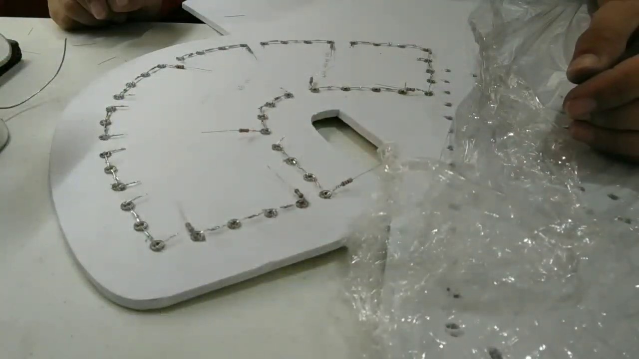 Sintra board signage with LED installation - YouTube