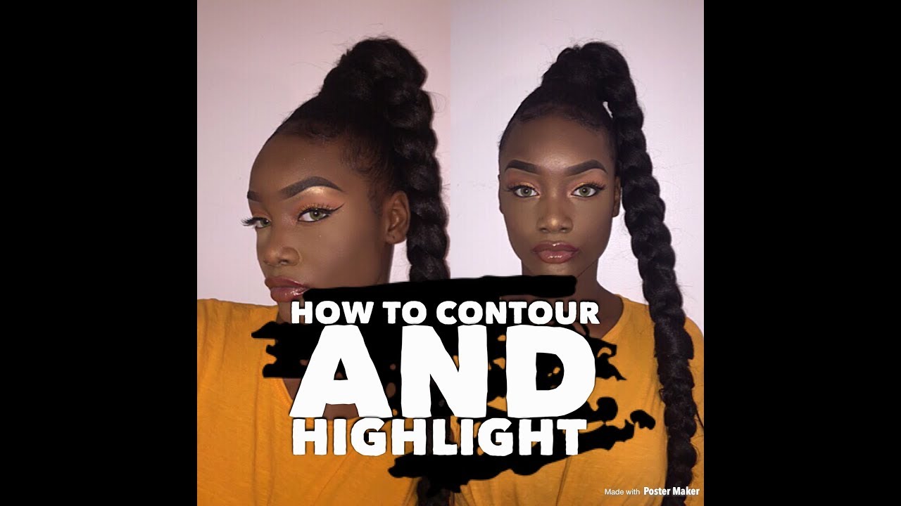 HOW TO CONTOUR AND HIGHLIGHT | ALTOU MVUAMA - YouTube