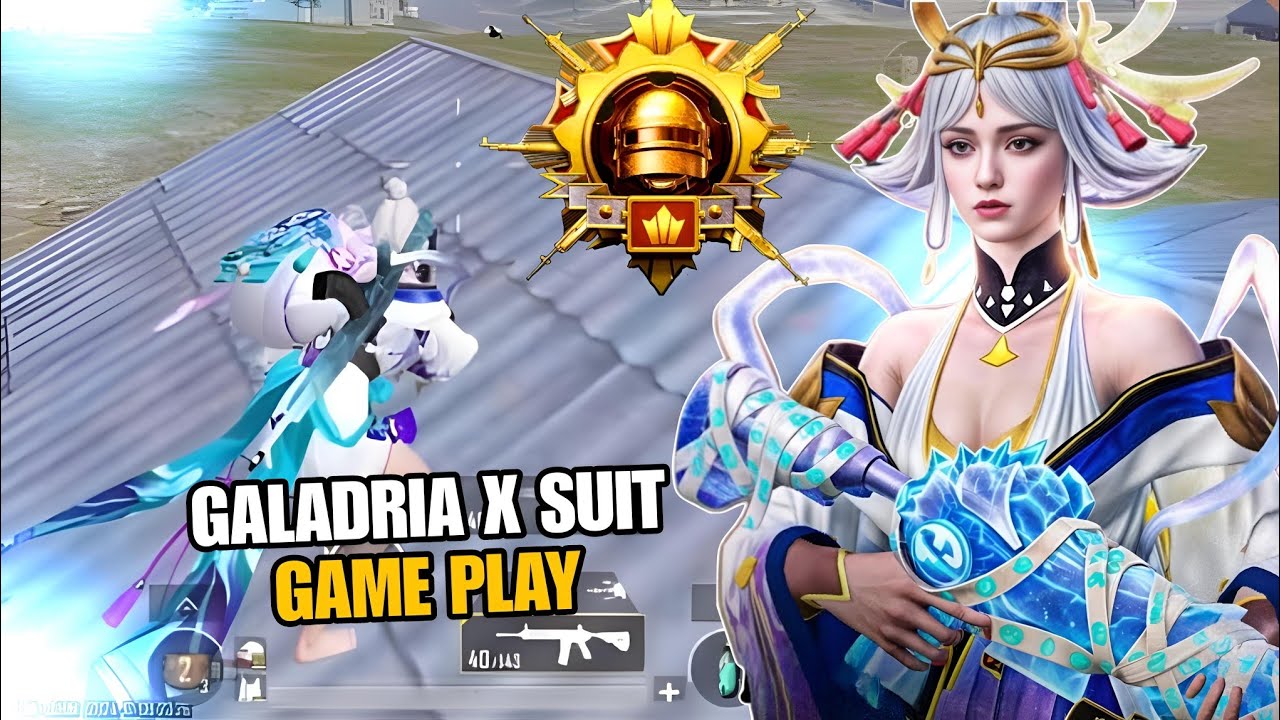 GALADRIA X SUIT GAME PLAY PART 1 #youtube #pubg #bgmi - YouTube