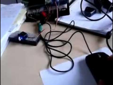 Arduino + Servo Motor + display usando I2C + Mouse PS2 - YouTube