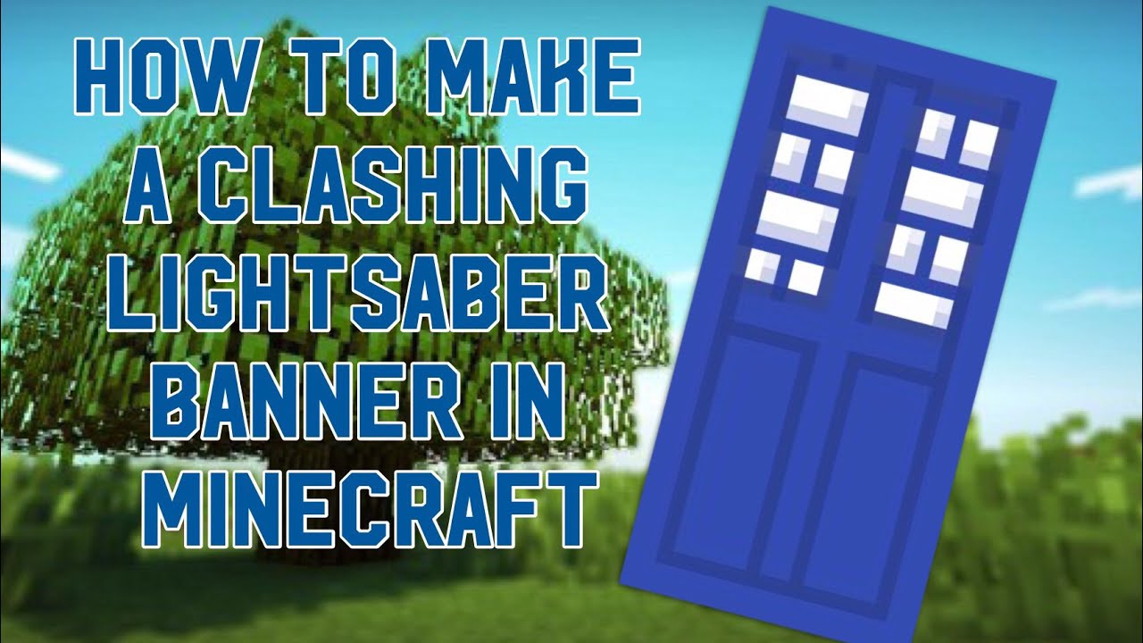 How to make a Tardis banner in minecraft - YouTube