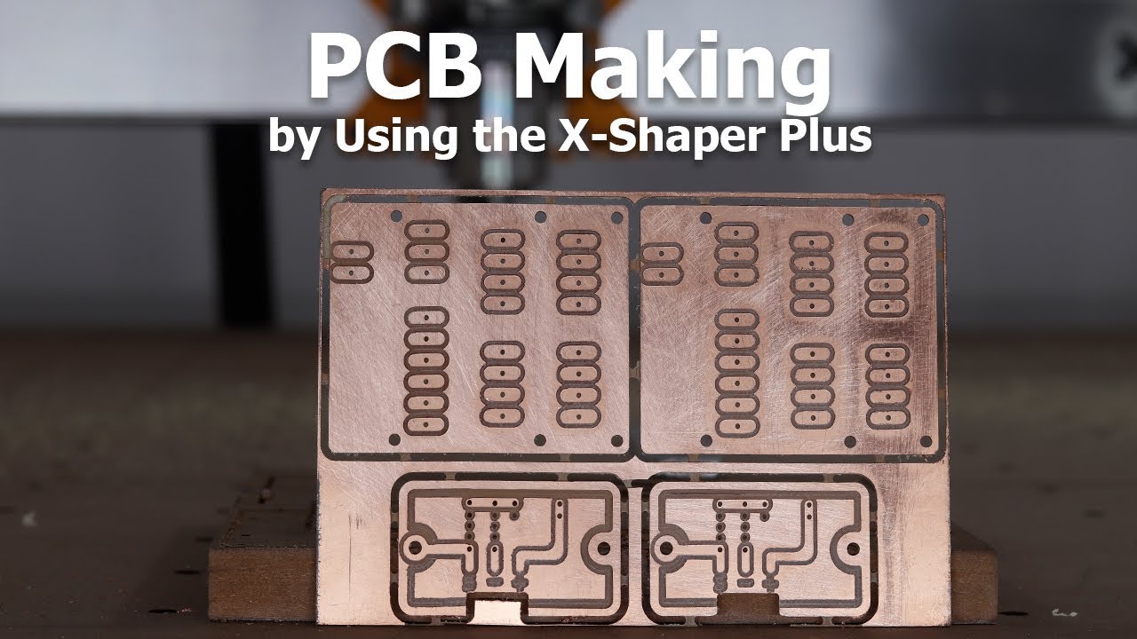 PCB Making // // PCB Milling with X Shaper Plus // Nisaro CNC India ...
