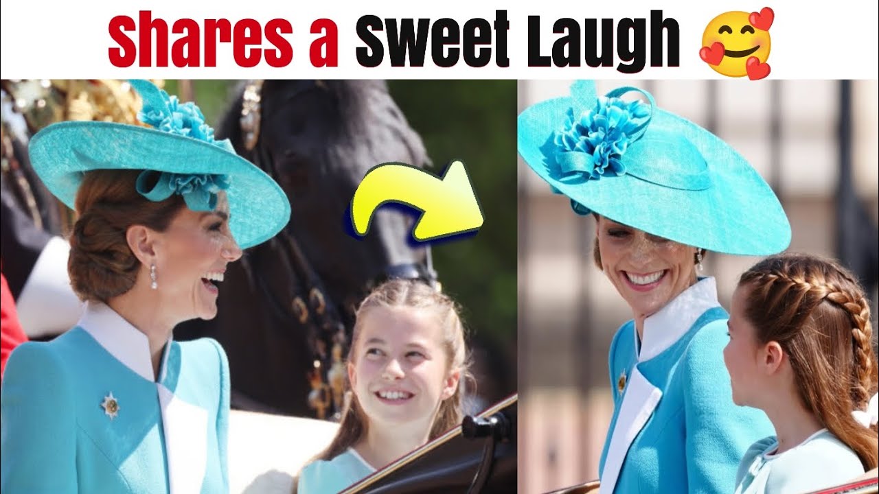 Princess Catherine sharing a laugh during a sweet mommy-daughter moment ...