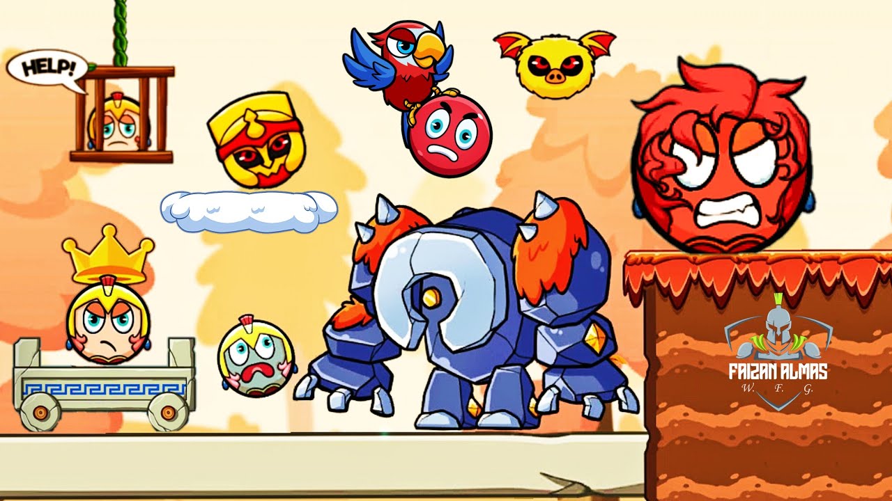 Red Ball World | Ball V - Red Boss Challenge | Autumn Boss | MGIF ...