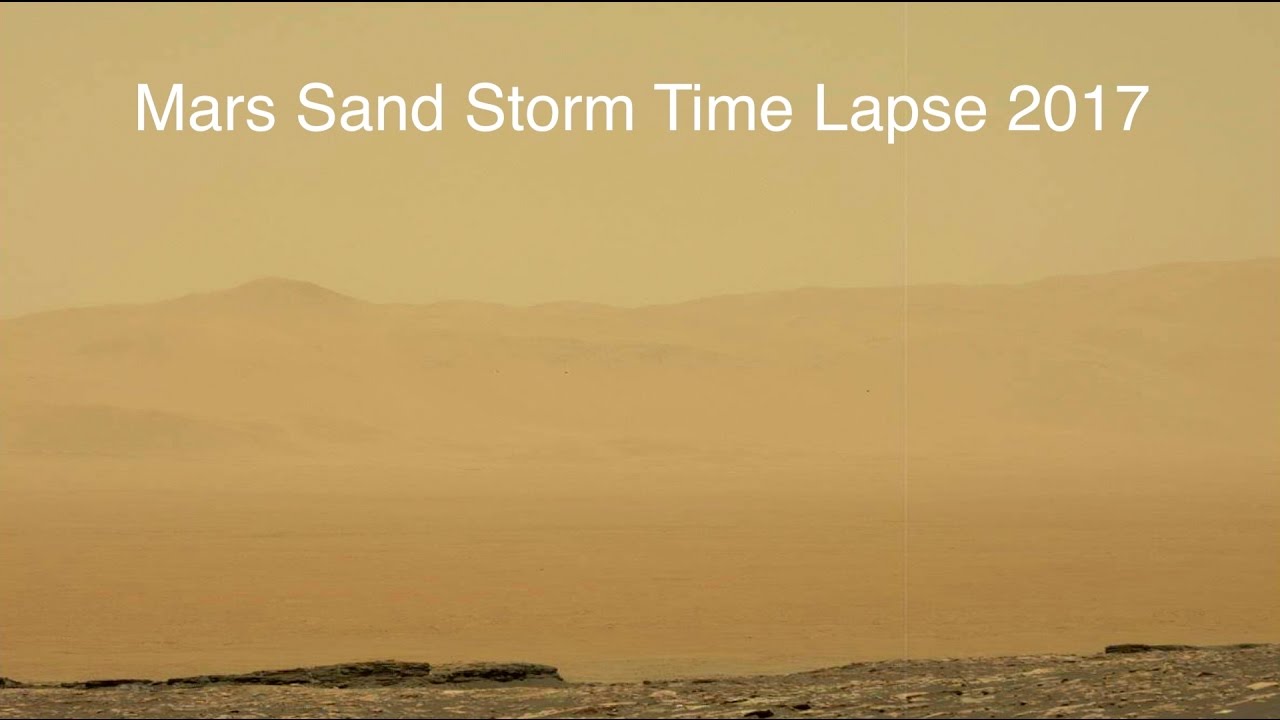 ∆ Mars Sand Storm Time Lapse 2017 - YouTube