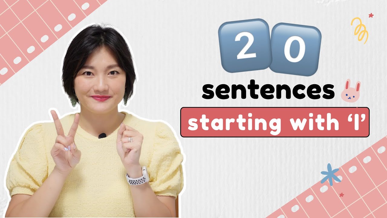 20 sentences starting with ‘I’ - YouTube