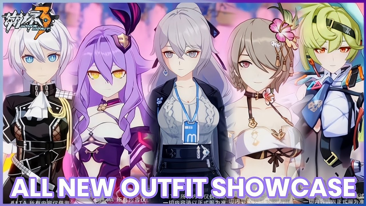 Honkai 6.9 Beta New Valkyrie & New Outfit Showcase | Honkai Impact X ...