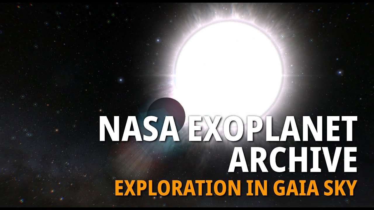Gaia Sky - NASA Exoplanet Archive - YouTube