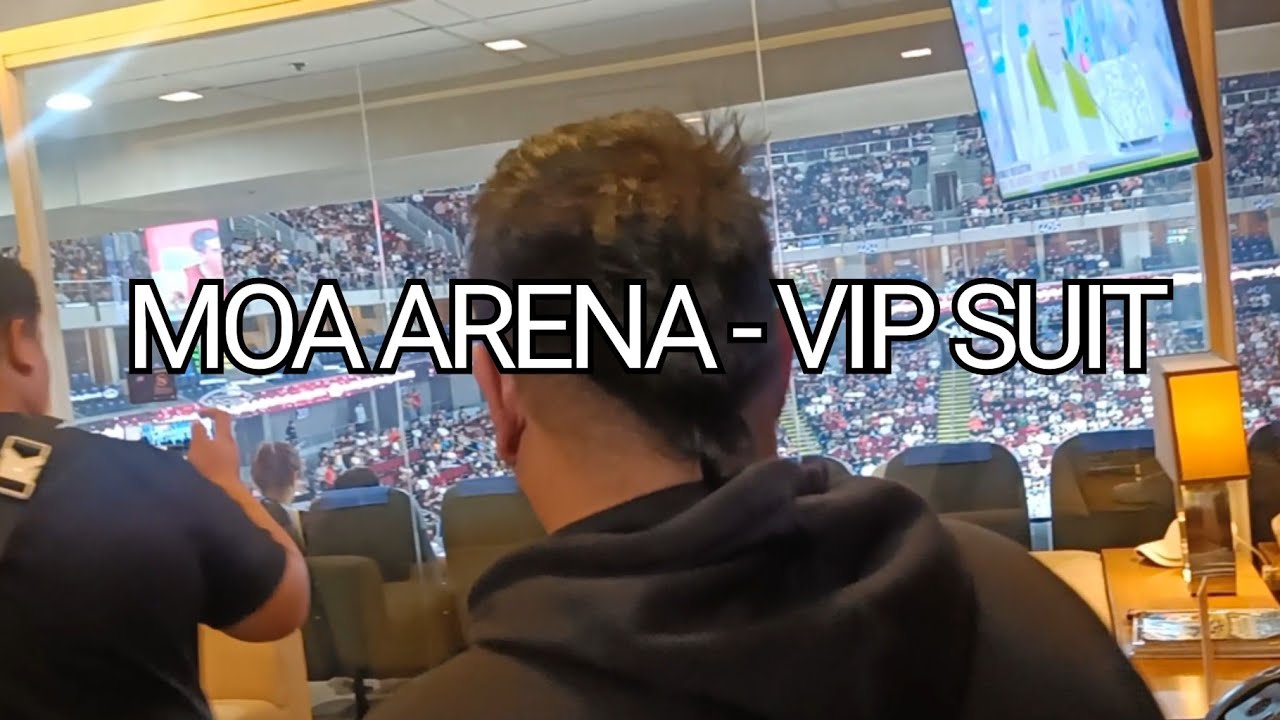 MOA ARENA VIP SUIT EXPERIENCE - SMB SWEEPS GINEBRA #NSD - YouTube