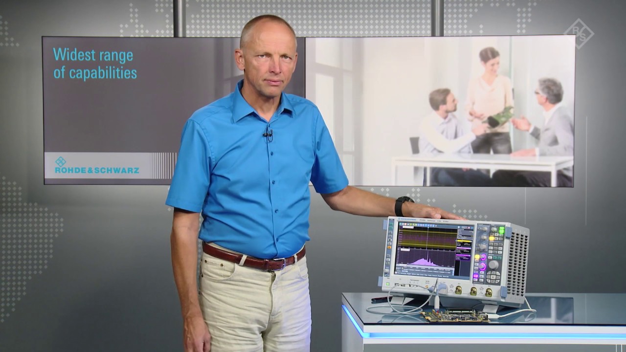 R&S RTO digital oscilloscope: Deep toolset for signal analysis - YouTube