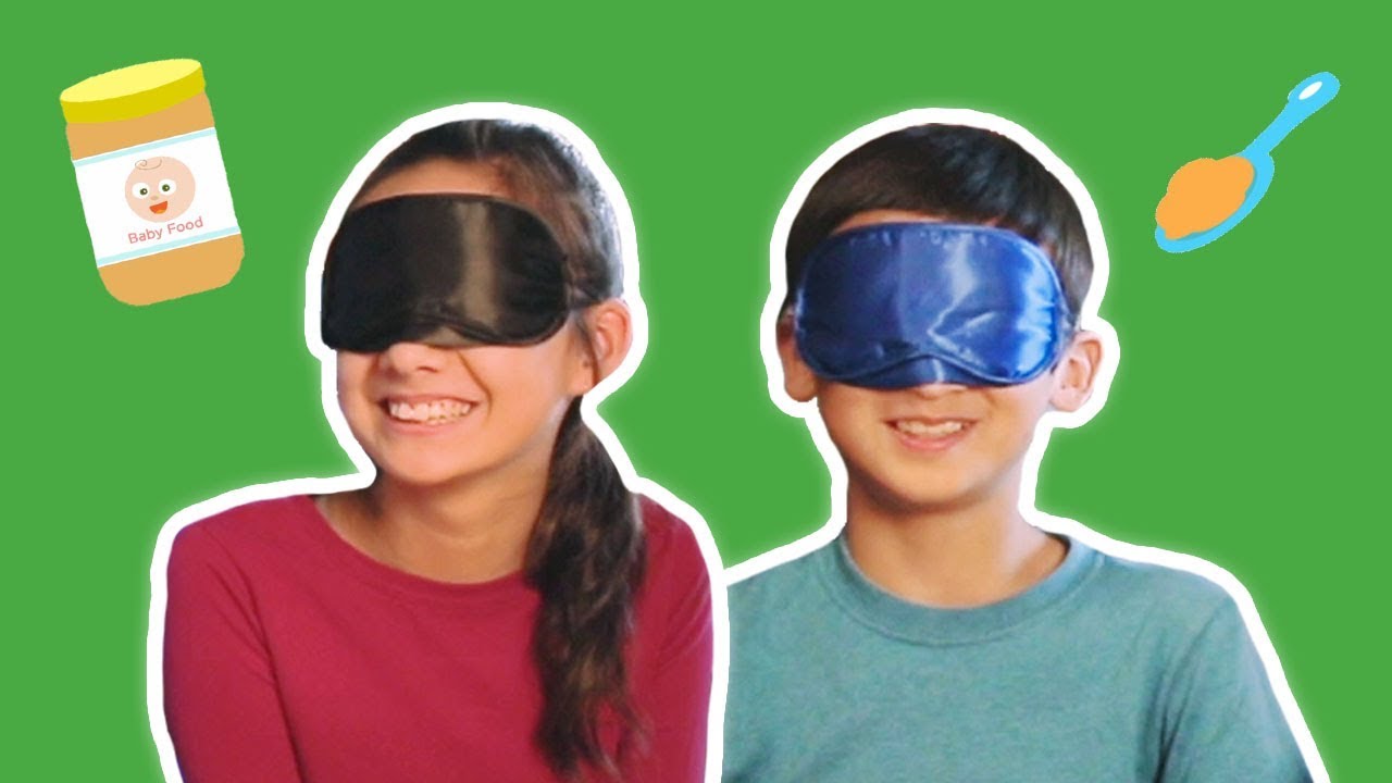 Baby Food Taste Test | DRESS UP MYSTERY FLAVOR CHALLENGE | Mother Goose ...