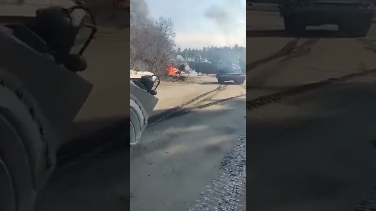 26 feb 2022 Ukrainian forces beat back russian forces near Kyev. War ...