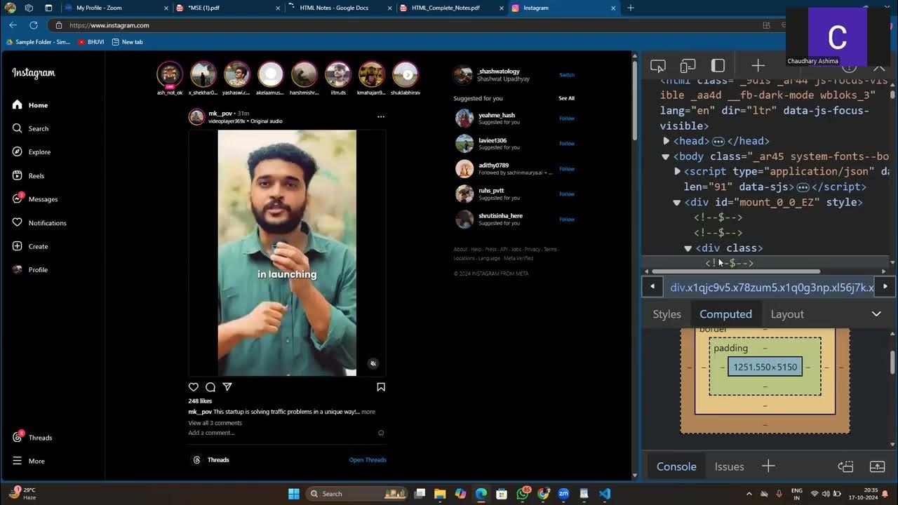 Web Development Lab ( Basis of HTML CSS and JS ) Module 1-3 - YouTube