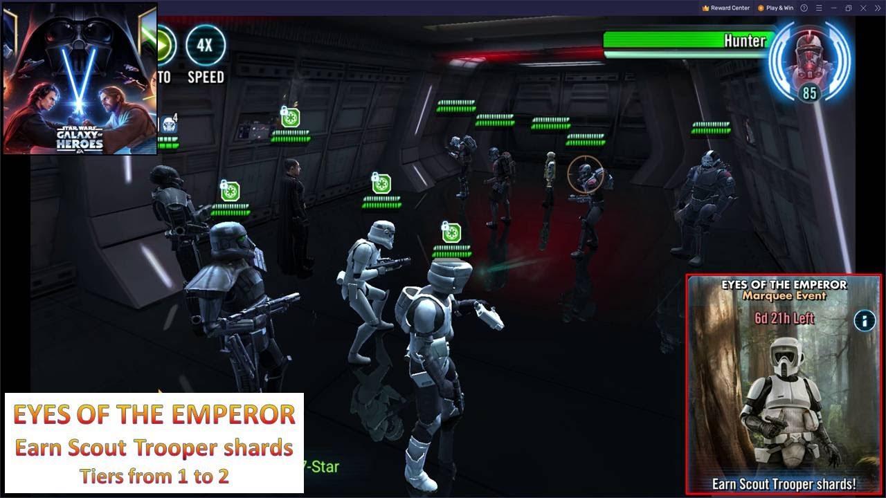 Star Wars: Galaxy of Heroes - EYES OF THE EMPEROR Marquee Event (Earn ...