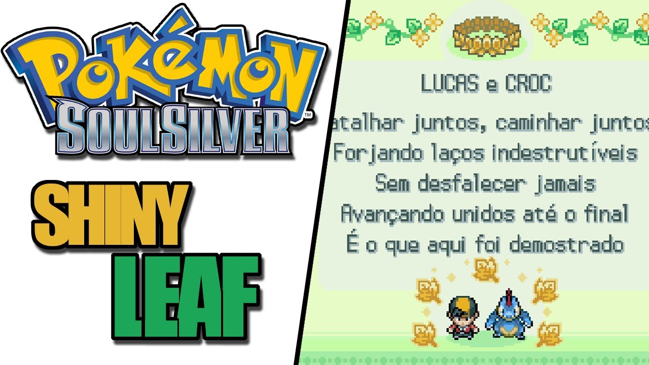 Como Conseguir a Shiny Leaf em Pokémon HeartGold e SoulSilver - YouTube