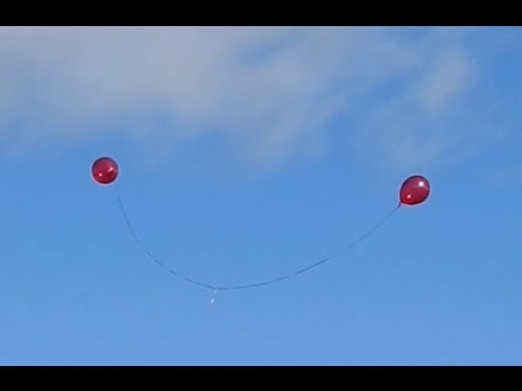Demonstration of Behaviour of Real Balloons - Part 1 (2 balloons) - UFO ...