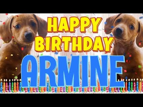 Happy Birthday Armine! ( Funny Talking Dogs ) What Is Free On My Birthday