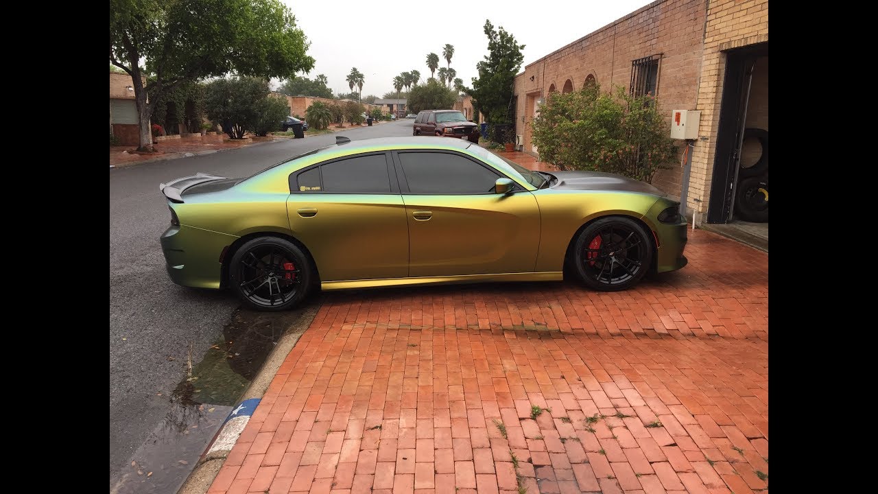 2017 Dodge Charger Scat Pack Wrapped in Avery Dennison Satin Fresh ...