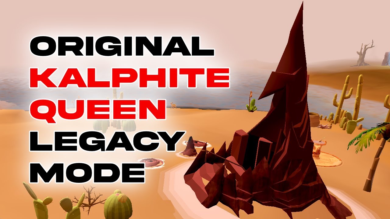 RS3 Solo Kalphite Queen in Legacy Mode - YouTube