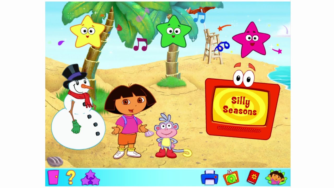 Dora The Explorer Games - Silly Seasons - YouTube