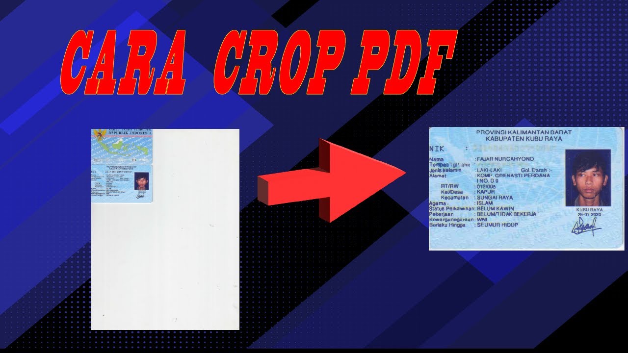 Cara Crop Fiile PDF - YouTube