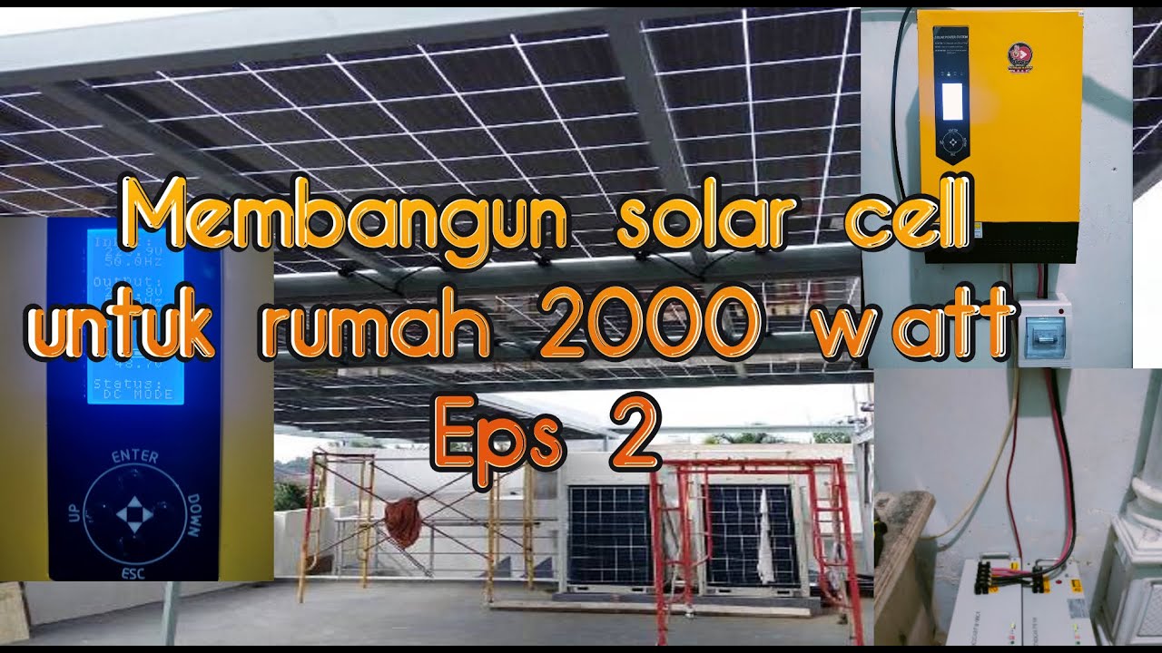 Solar panel 2000 watt Eps-2 - YouTube